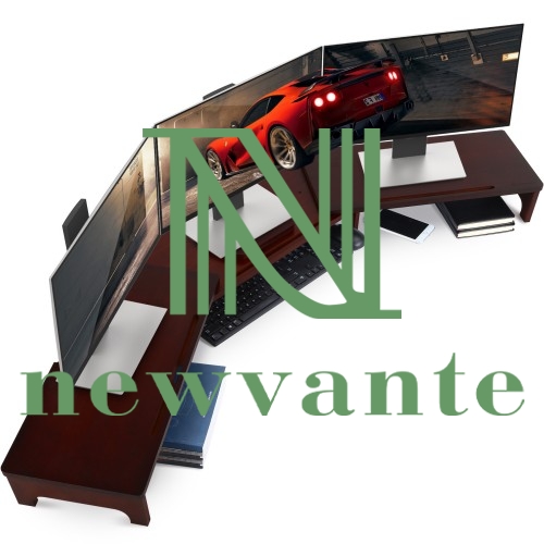 Nnewvante Monitor Stand Riser, Upgrade Height Large TV Riser, 60 inch ...